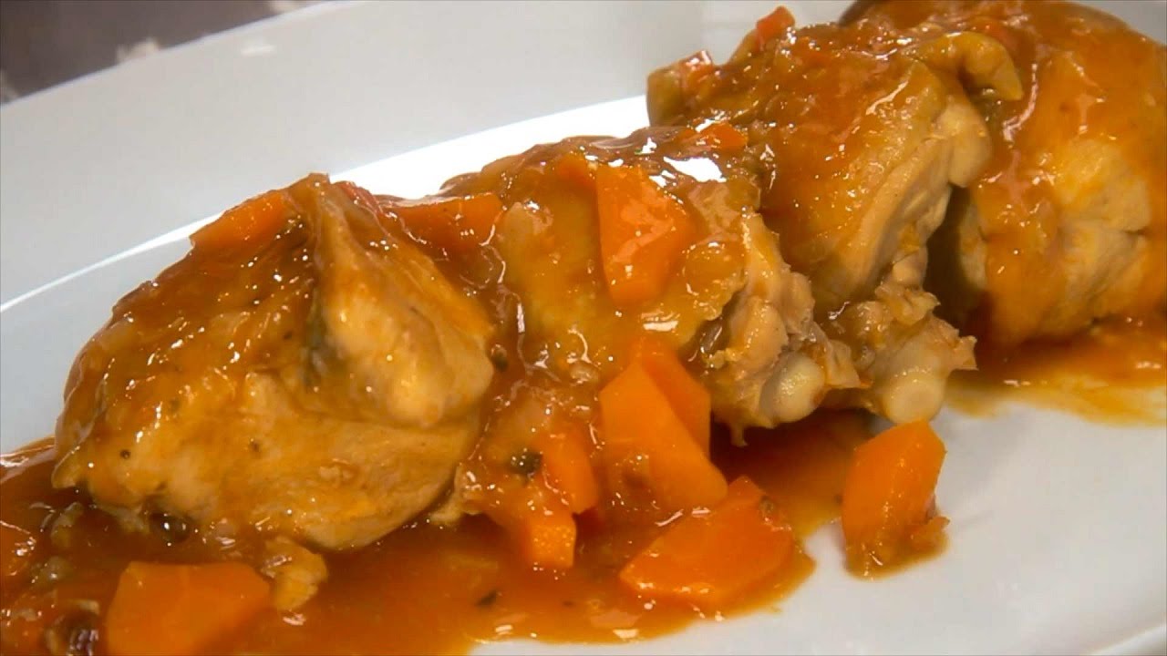 Frango Guisado com Molho de Tomate - YouTube