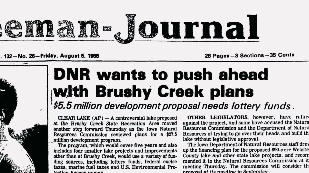 Brushy Creek State Recreation Area - Notes on Iowa State Park Series ...