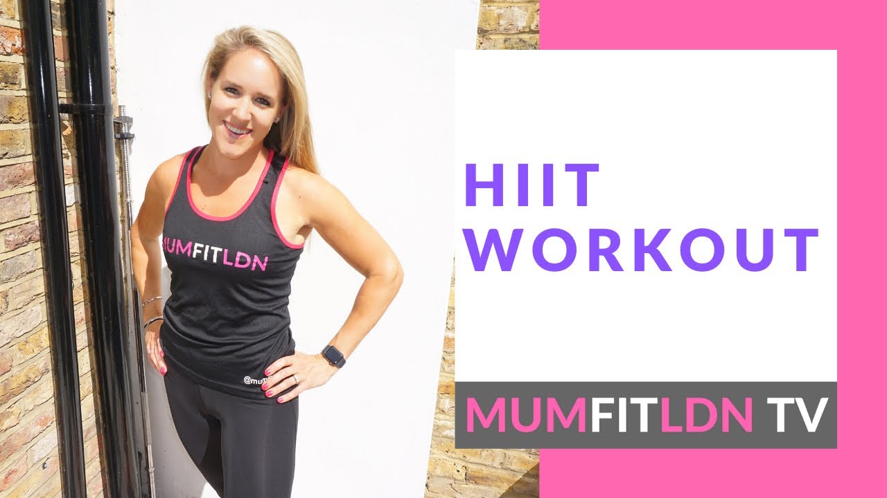 20 Minute Full Body Bodyweight HIIT Workout | LDN MUMS FITNESS TV - YouTube