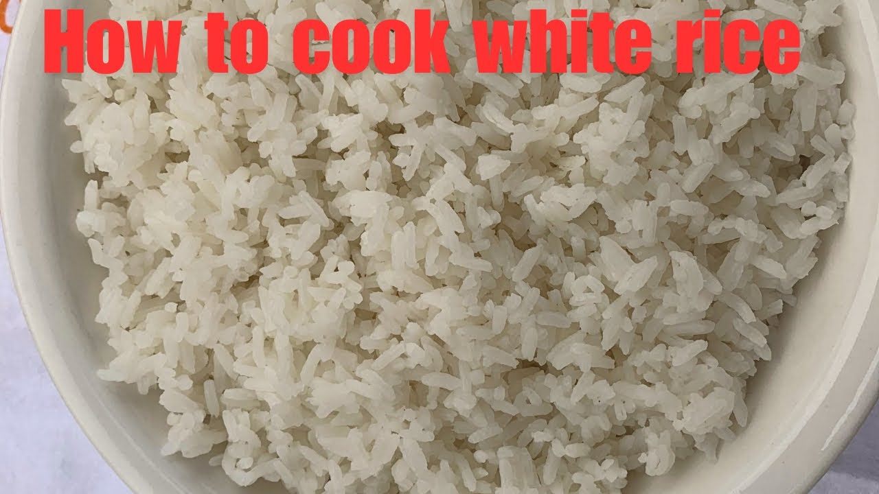 How to cook white rice. Tips to achieving the perfect rice - YouTube