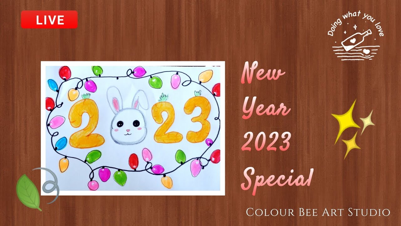 New Year Special Art Session For Kids | 2023 - YouTube