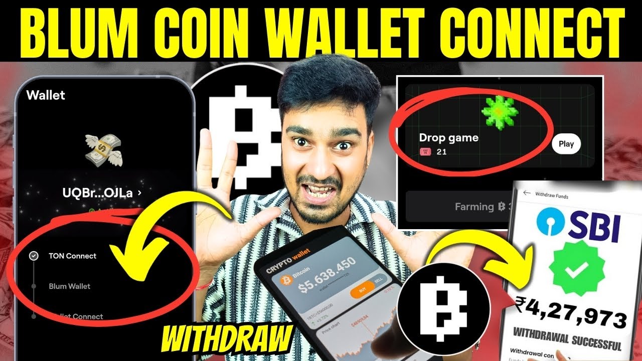 Blum Airdrop Wallet Connect Process | Blum Coin Mining Withdrawal - YouTube