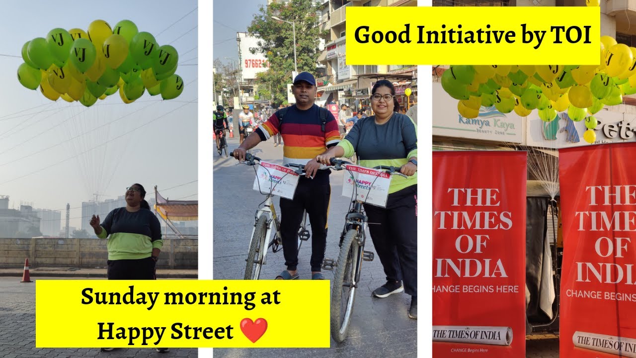 Happy Street Pune 2022 | Joyful Sunday Morning | Good Initiative by TOI ...