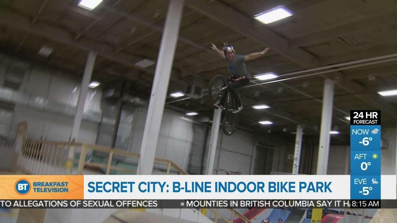 B-Line Indoor Bike Park - YouTube