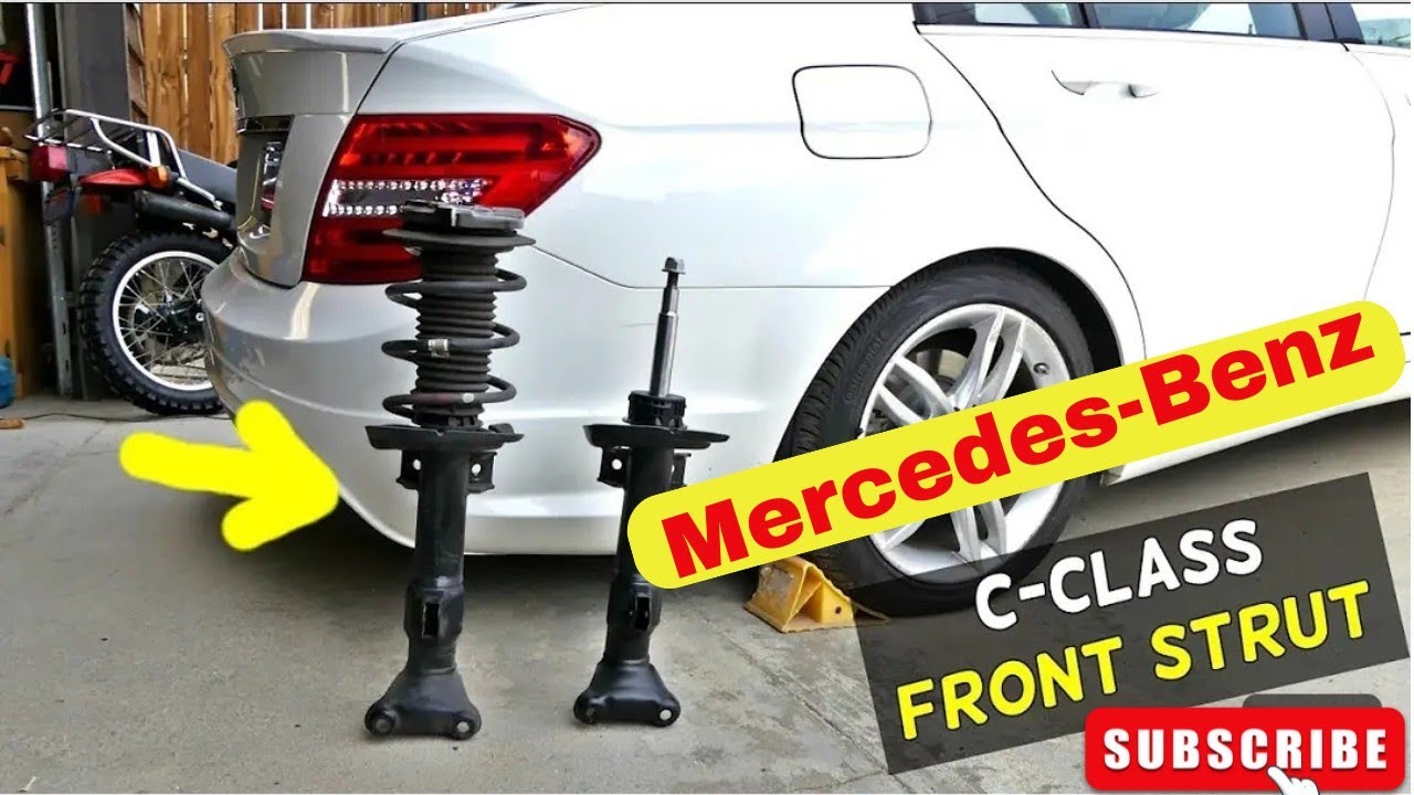 how to change front struts on a mercedes benz| Mercedes front lower ...
