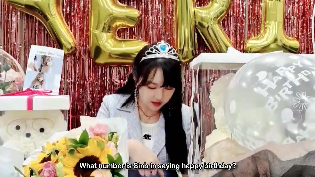 Did GFRIEND members wish YERIN a happy Birthday?? - YouTube
