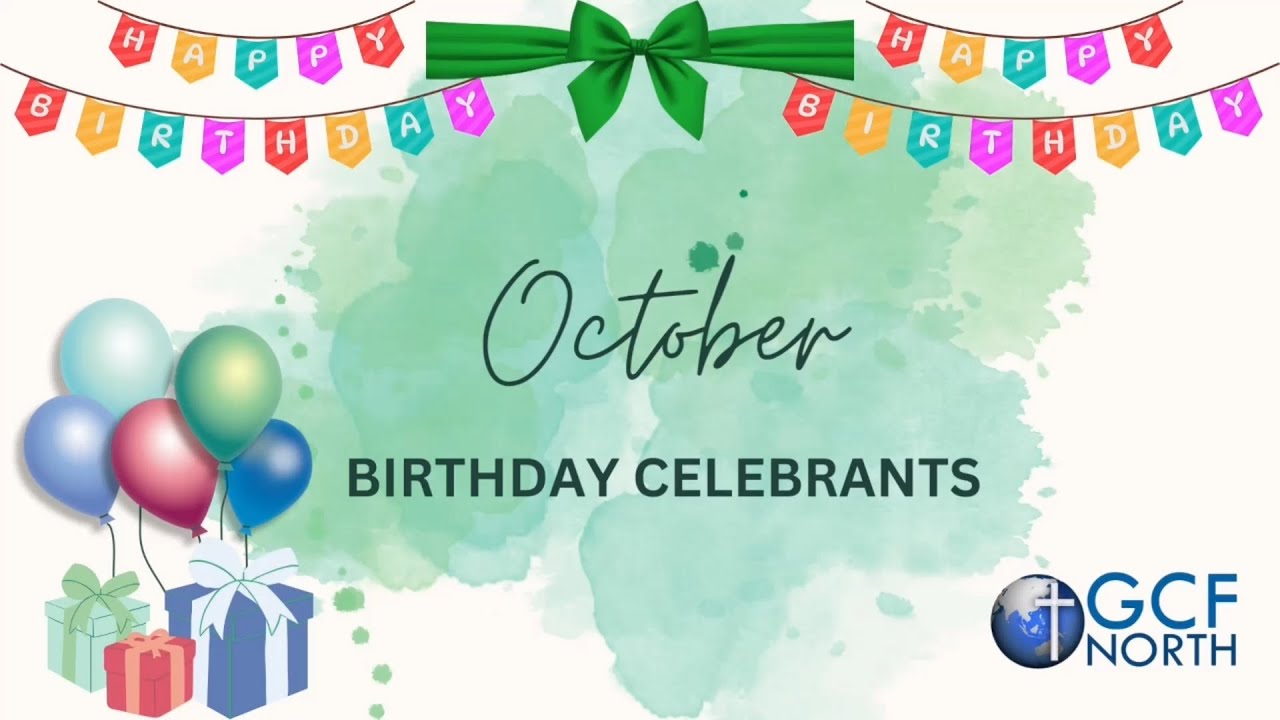 October Birthday Celebrants 2023 - YouTube
