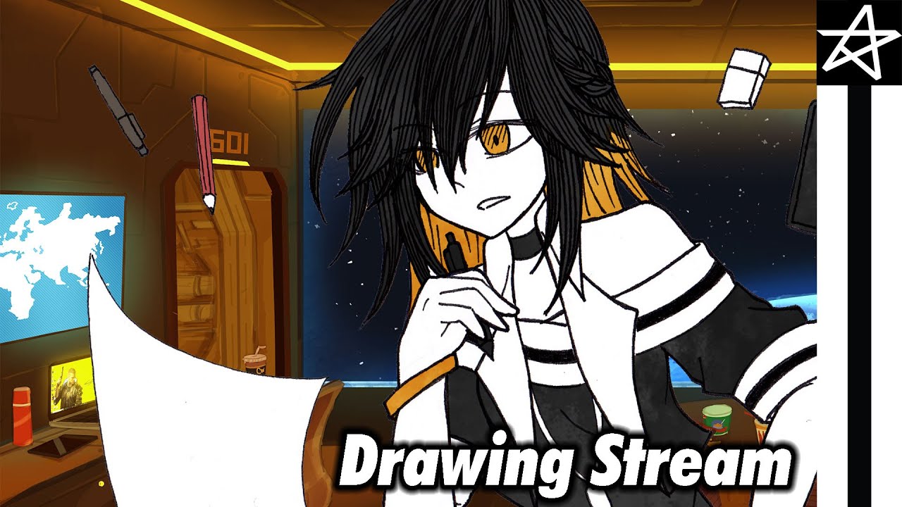 [DRAWING] Drawing new thumbnails for future Vanguard streams - YouTube