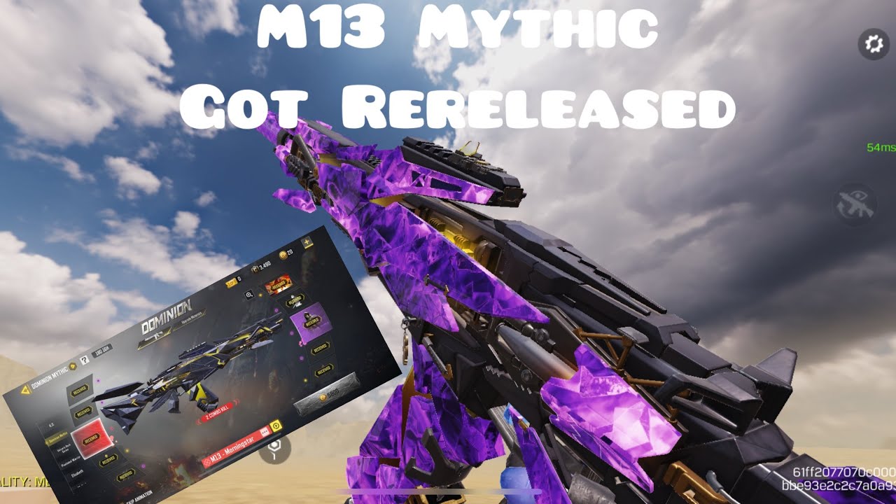 (Call of Duty Mobile) M13 Mythic got Rereleased - YouTube