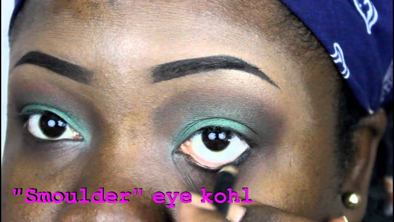 MAC eyeshadow tutorial "Humid" on Dark Skin - YouTube