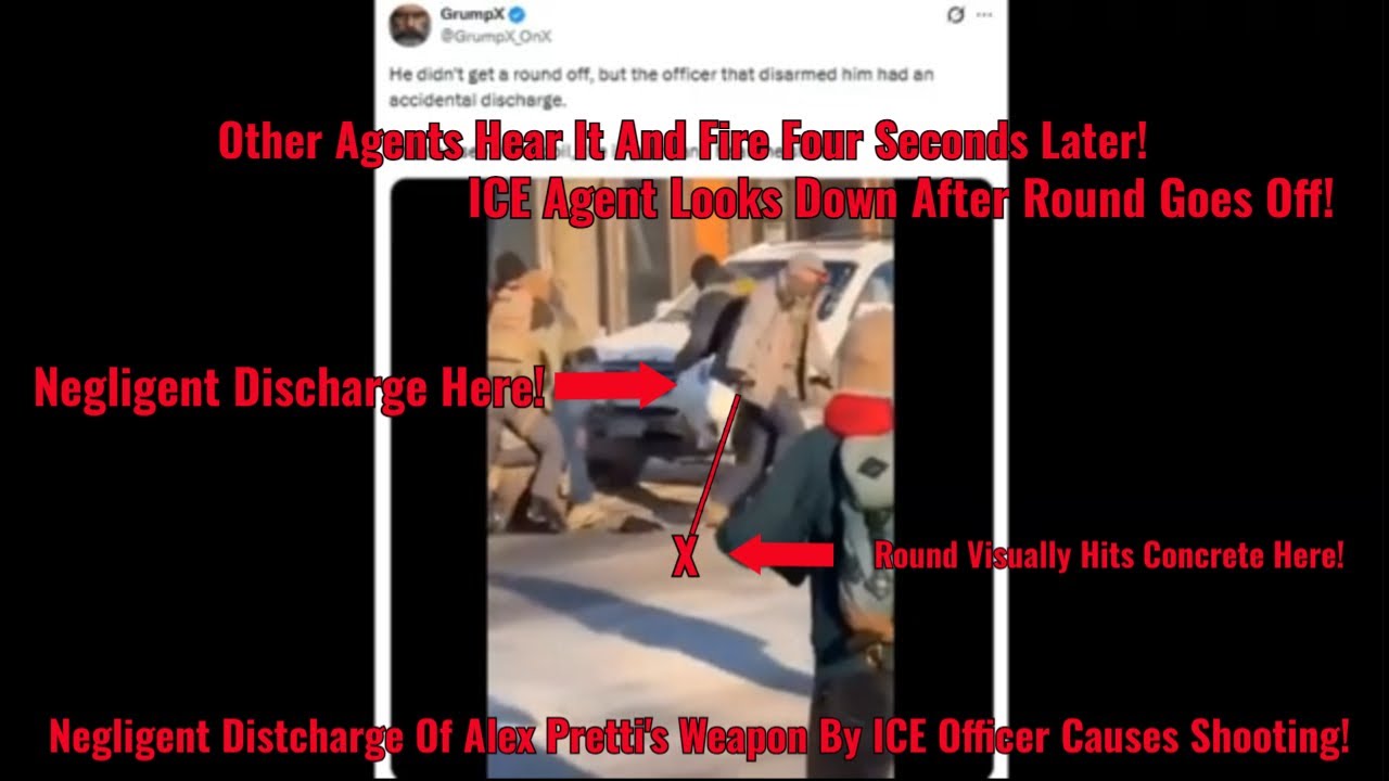 Negligent Distcharge Of Alex Pretti's Weapon By ICE Officer Causes ...