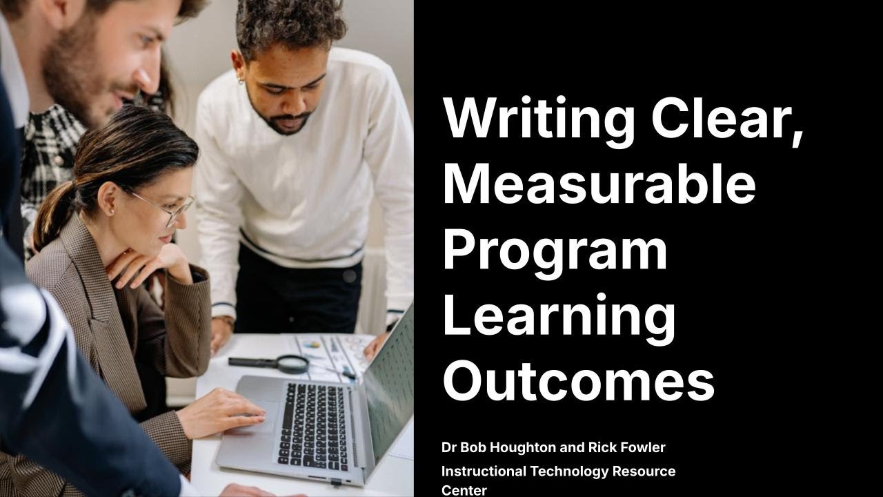Assessment Workshop - Clear Learning Outcomes - YouTube