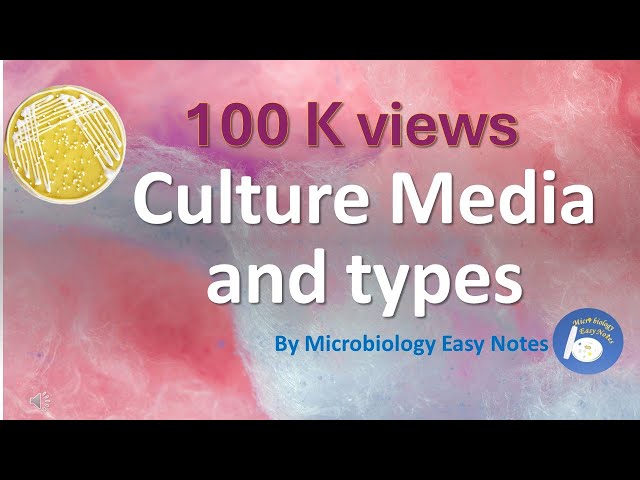 Culture Media In Microbiology