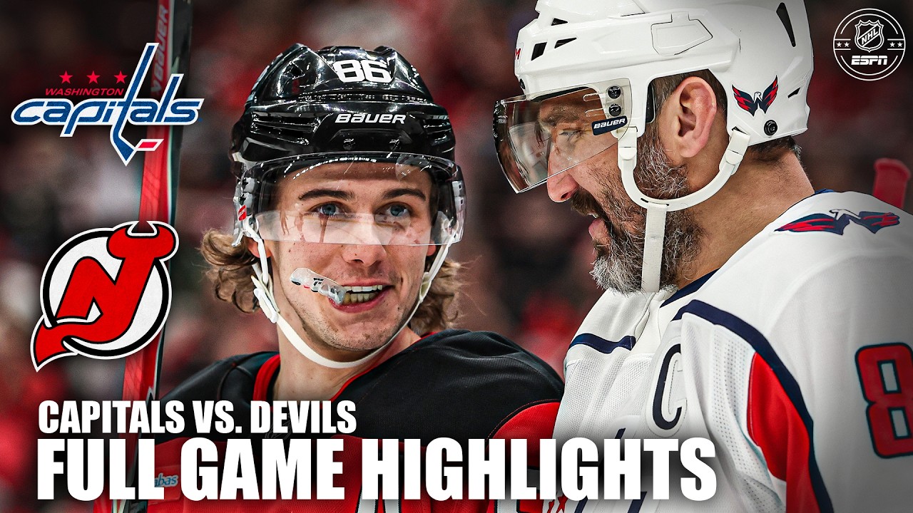 Washington Capitals vs. New Jersey Devils | Full Game Highlights | NHL ...