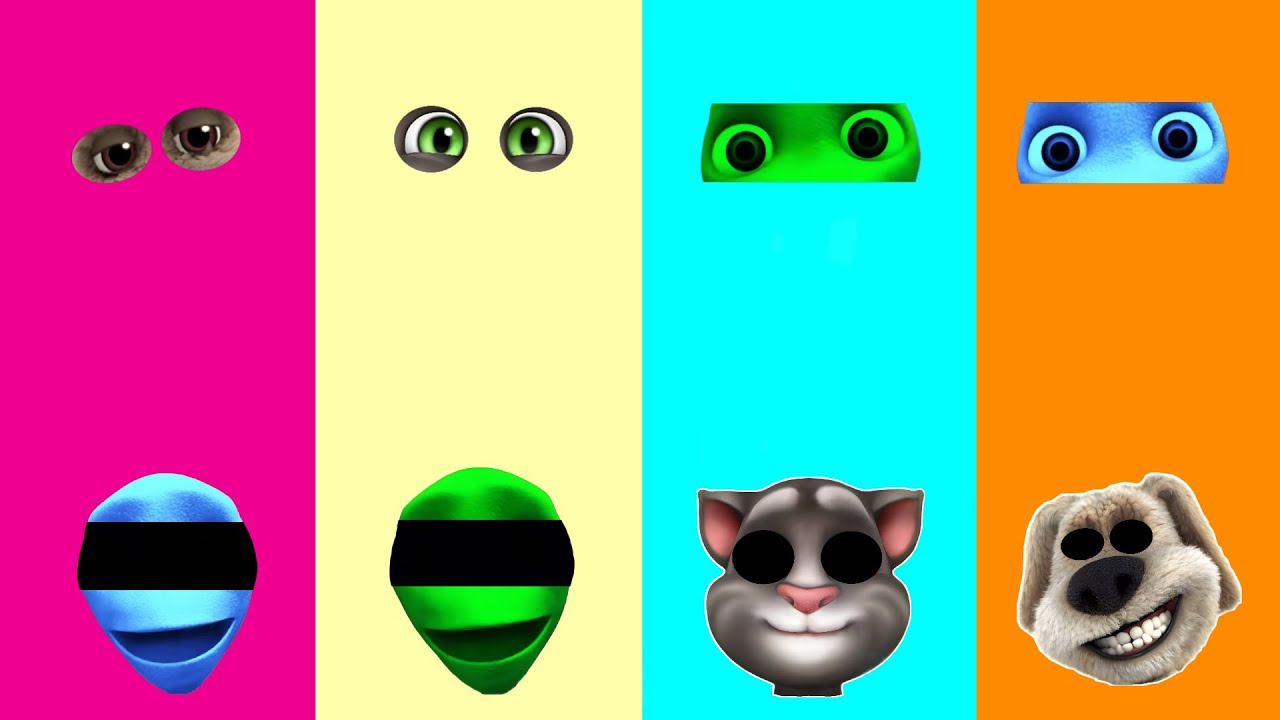 Wrong eyes👀Alien Dance and Talking Tom and Talking Ben - DAME TU COSITA ...