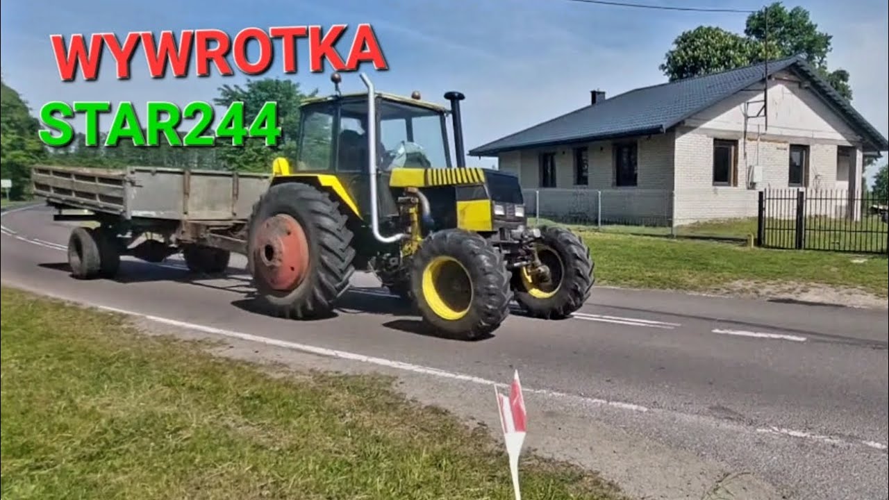 STAR 244 wywrotka - YouTube
