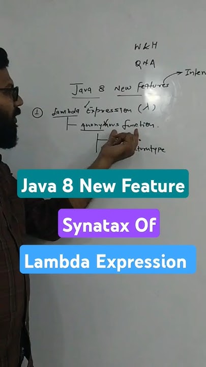 How to write Lambda Expression in Java? #shortsviral #javaclass - YouTube