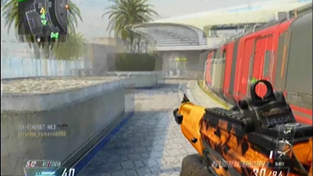 cod bo2 gameplay arma a raffica swat - YouTube