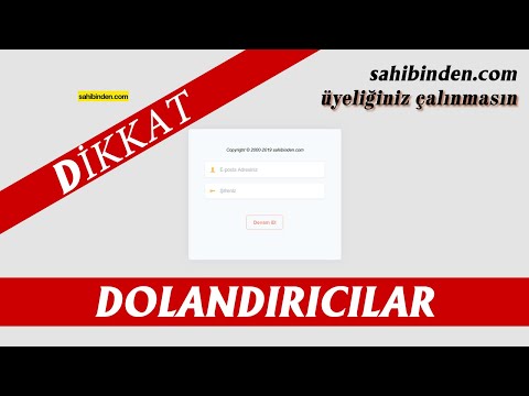 Sahibindenyardim.com  Dolandıcılık DİKKAT | Sahibinden.com Hesabınızı çaldırmayın dikkat edin.