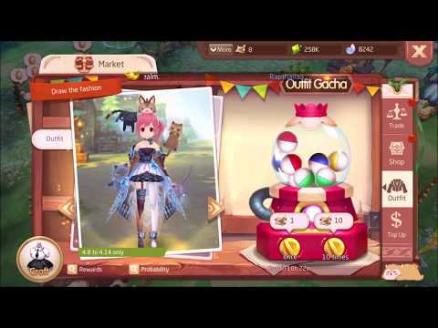 Laplace M SEA S1 - BLUE ROSE GACHA OUTFIT / GANTI PENAMPILAN JADI CAKEP