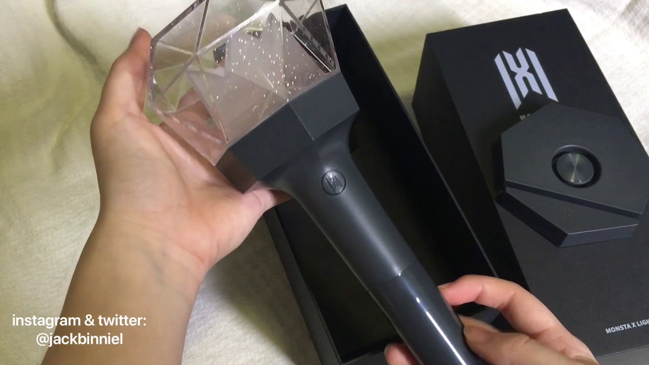 Unboxing Monsta X Lightstick version 2 | jackbinniel - YouTube