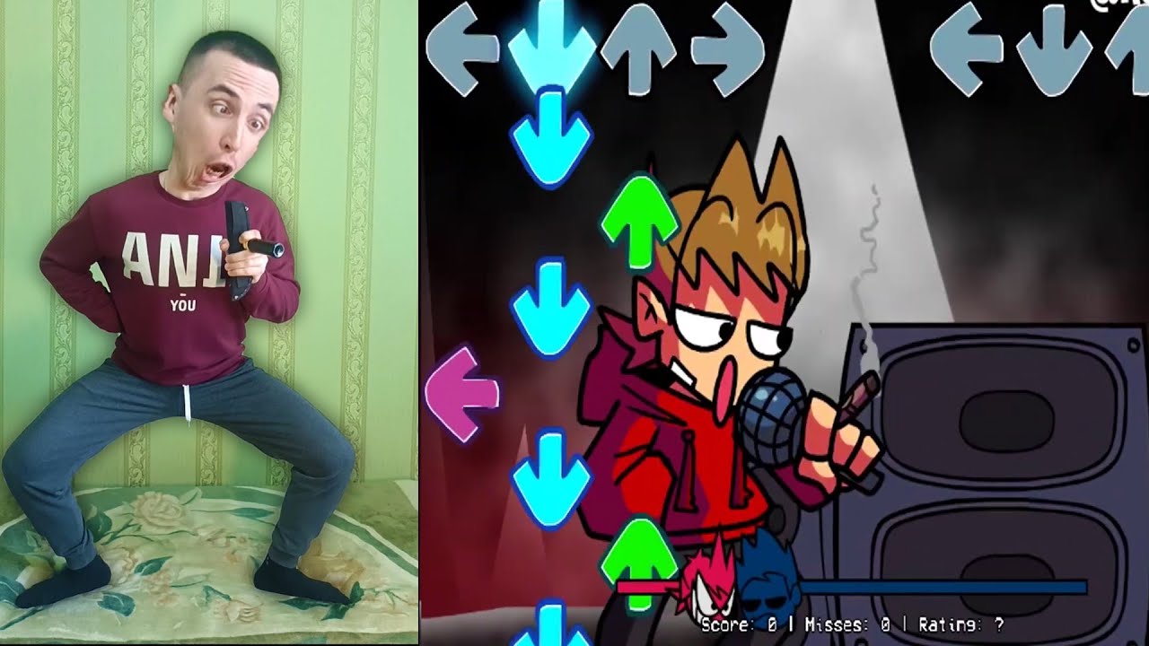 Edd challenge hard vs online Friday night funkin In Real Life (FNF IRL ...