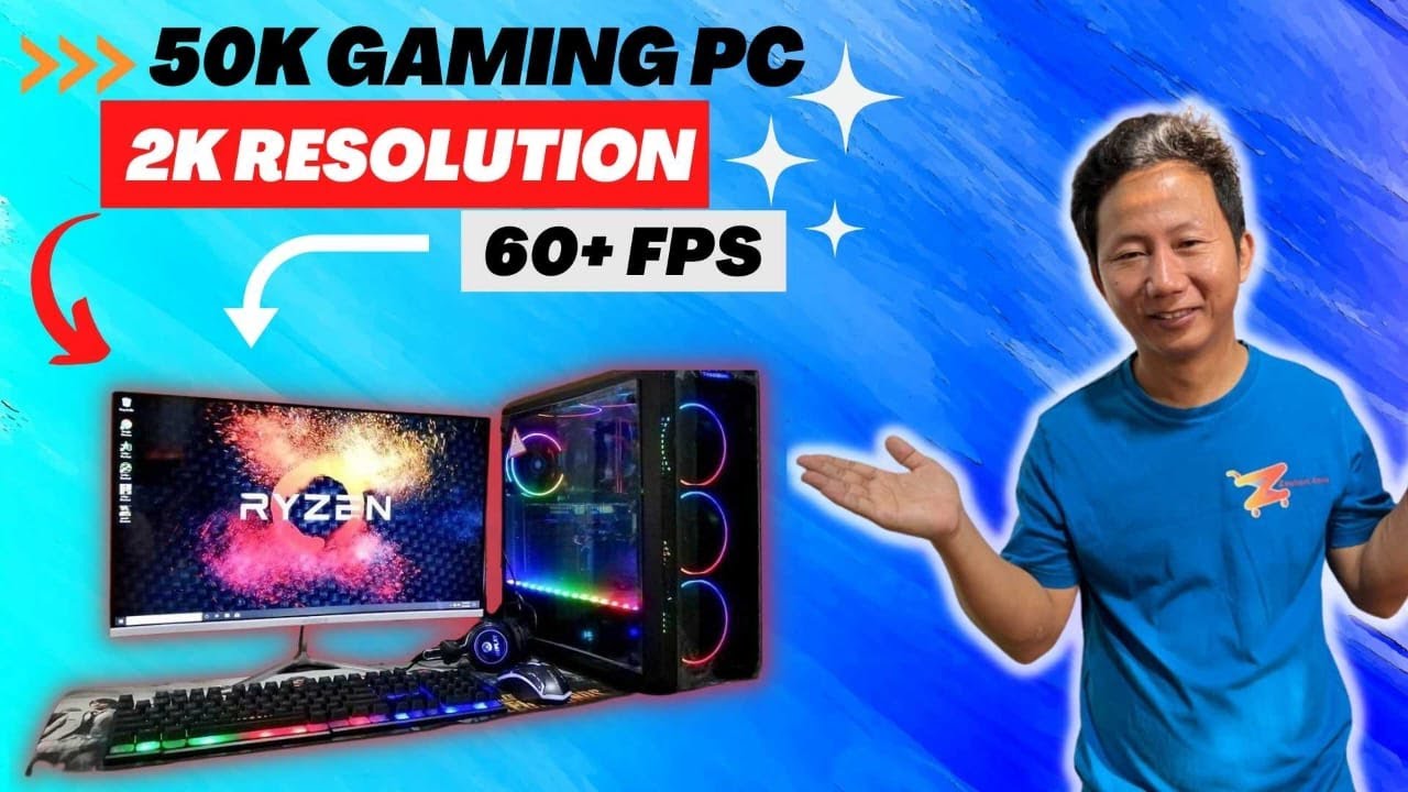 50K Gaming PC Build 60FPS Plus Gaming in 2K Resolution. Aisa PC Build ...