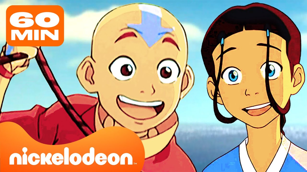Avatar | ¡Una hora de los mejores momentos de Aang y Katara! con Sokka ...