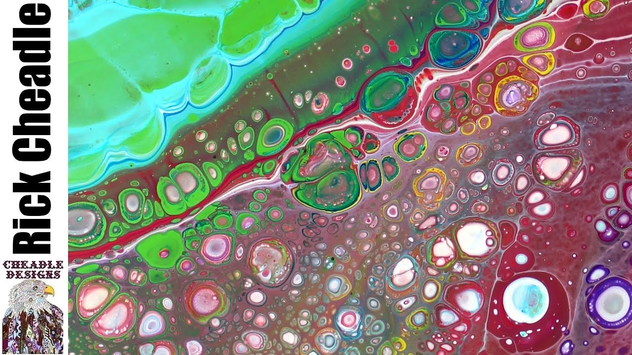 501- fluid tutorial- canvas art medium art channel artist's loft - YouTube