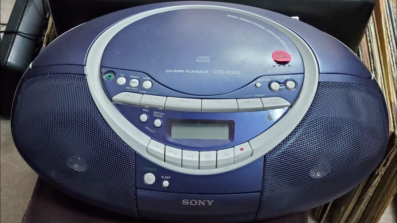 2023 Yard Crawl find: Sony Radio and CD/Cassette player (CFD-S350 ...