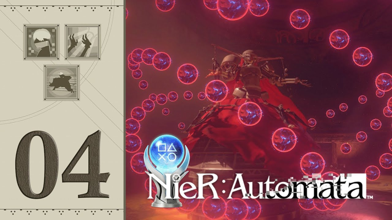 NIER:AUTOMATA | Trophy Guide 04 | City Ruins, Desert, Amusement Park ...