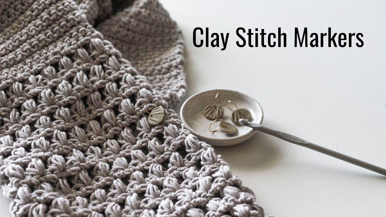 Clay Stitch Markers Tutorial - YouTube