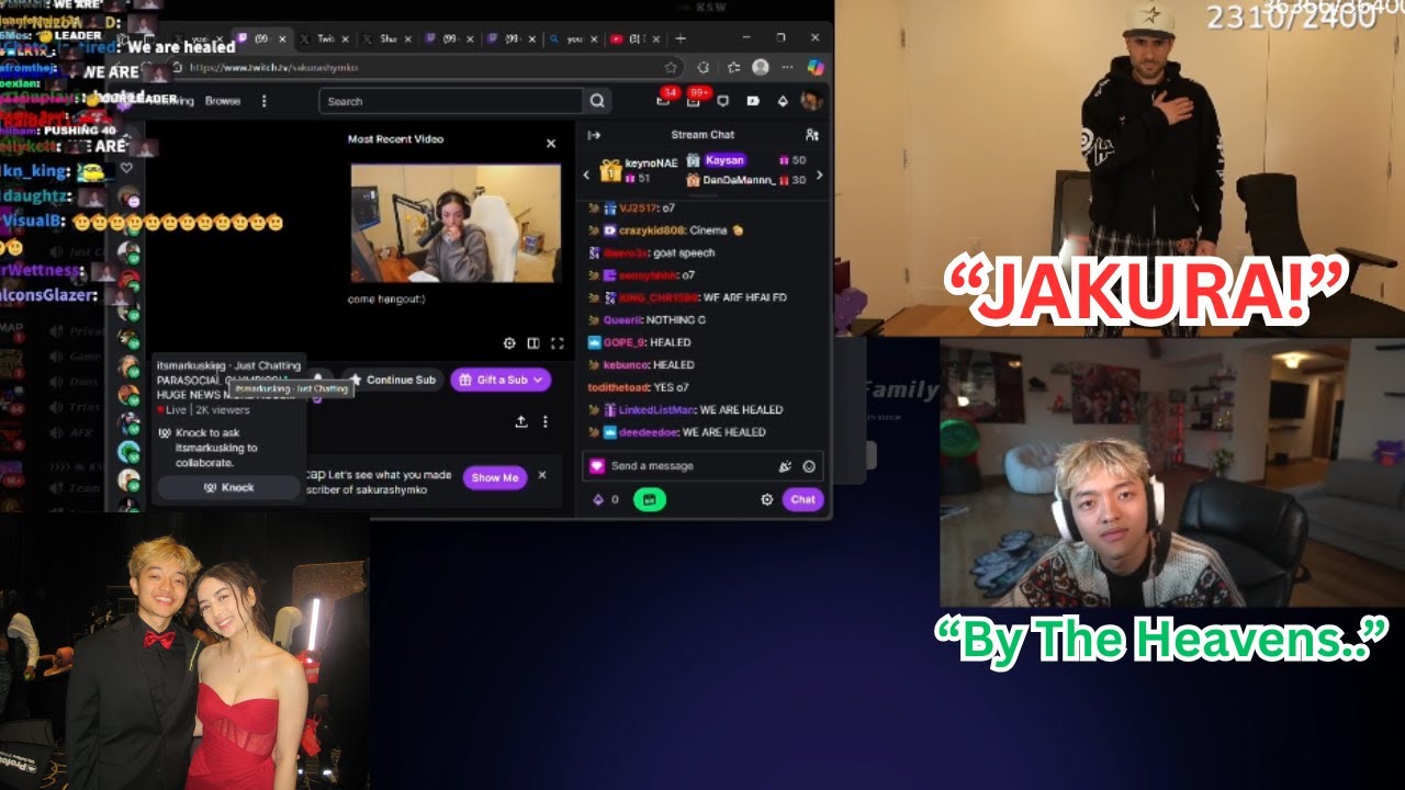 Jason REACTS To JAKURA Leader Kaysan LEADING The Parasocials. - YouTube