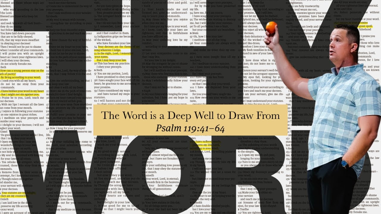 Thy Word - The Word is a Deep Well to Draw From - YouTube
