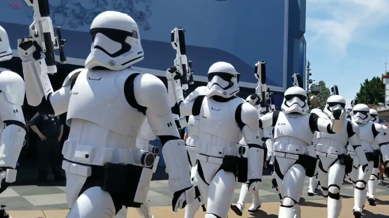 March of the First Order - Disneyland - YouTube