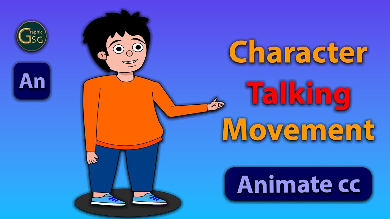 Animate cc Character Talking Movement Tutorial - YouTube
