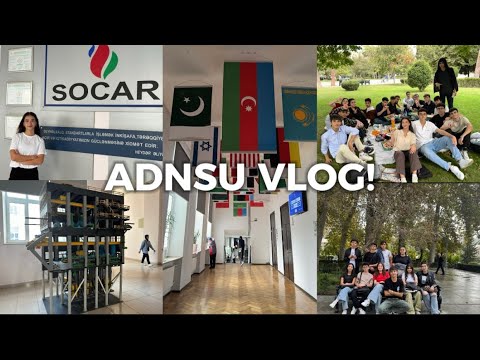 ADNSU VLOG! ADNSU-da 1 həftə | Piknik | 1-ci korpus #adnsu #university #vlog