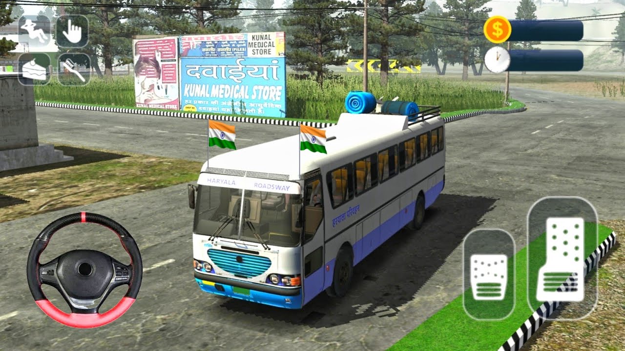 Modified Indian Bus Driving🚦Indian Bus Simulator 3D‼️Gadi Wala Game‼ ...