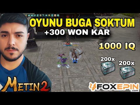 TEKDE 300 WON KAR 🤑 NESNE MARKETİ BUGA SOKTUM😱 Metin2 TR Ruby#397 #metin2