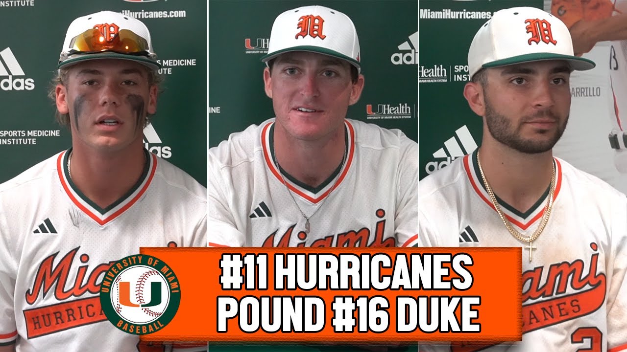 Blake Cyr, Zach Levenson & CJ Kayfus on Winning Series vs. #16 Duke ...