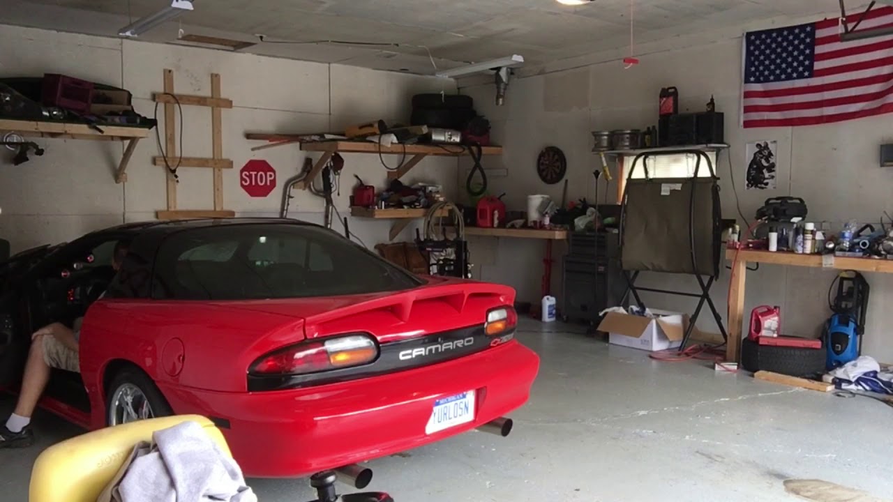 99 Camaro z28 LS1 SLP loudmouth exhaust sound clips - YouTube