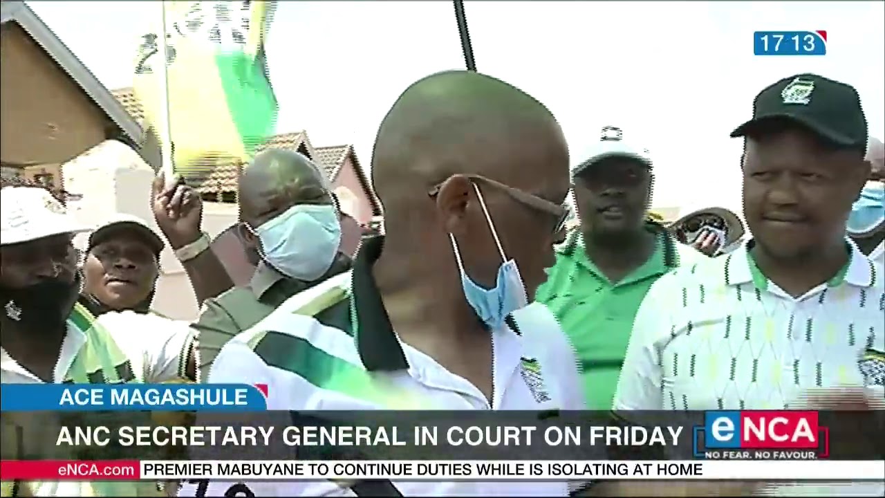 ANC secretary general in court on Friday - YouTube