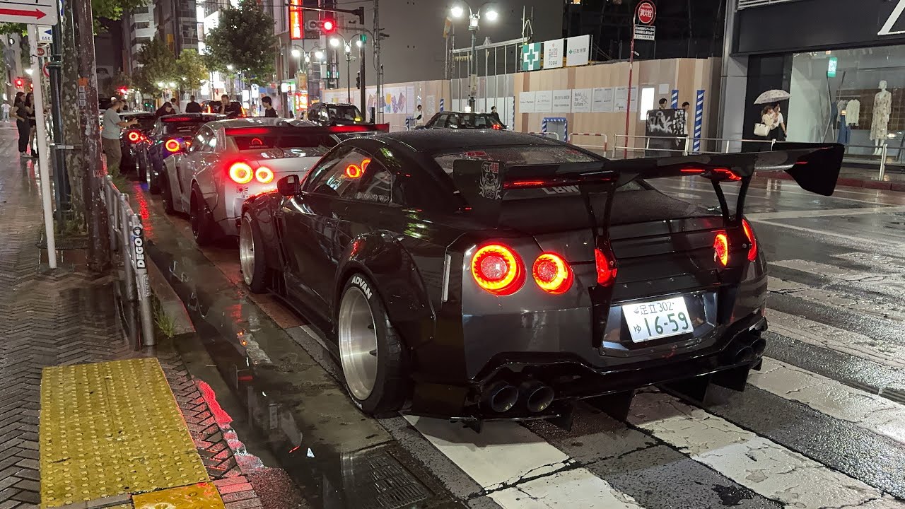 Shibuya Nissan GT-R Tour #skylinegtr #GTR - YouTube