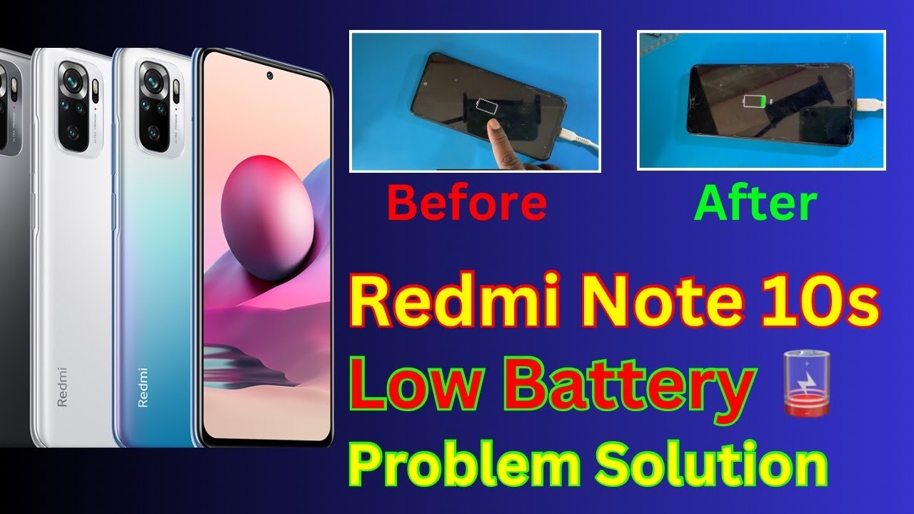 Redmi Note 10s Low Battery Problem Redmi Note 10a Dead Solution - YouTube