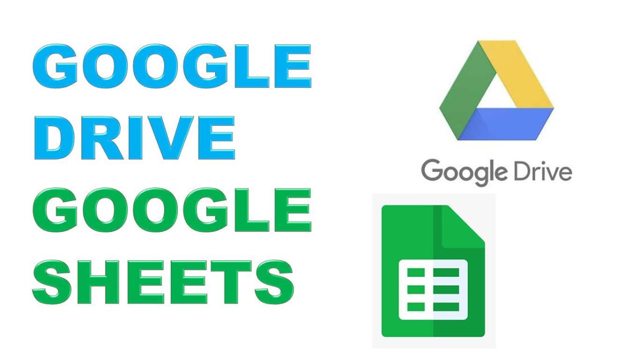 GOOGLE DRIVE DAN GOOGLE SHEETS - YouTube