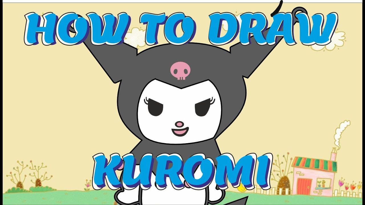 How To Draw Kuromi from Sanrio Step By Step - YouTube