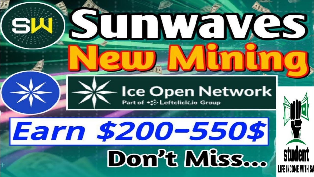 Sunwaves Mining App | Ice Network Mining App | New Mining App 2024 ...