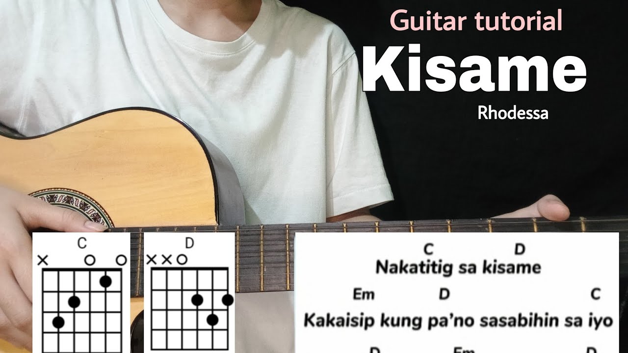 Kisame Guitar tutorial (Rhodessa) Only 3 Chords / with lyrics - YouTube