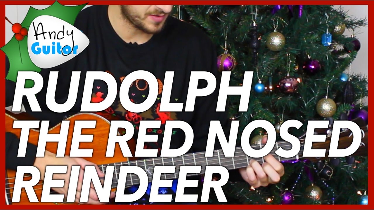 How to play Rudolph The Red Nosed Reindeer on Guitar // EASY Christmas ...