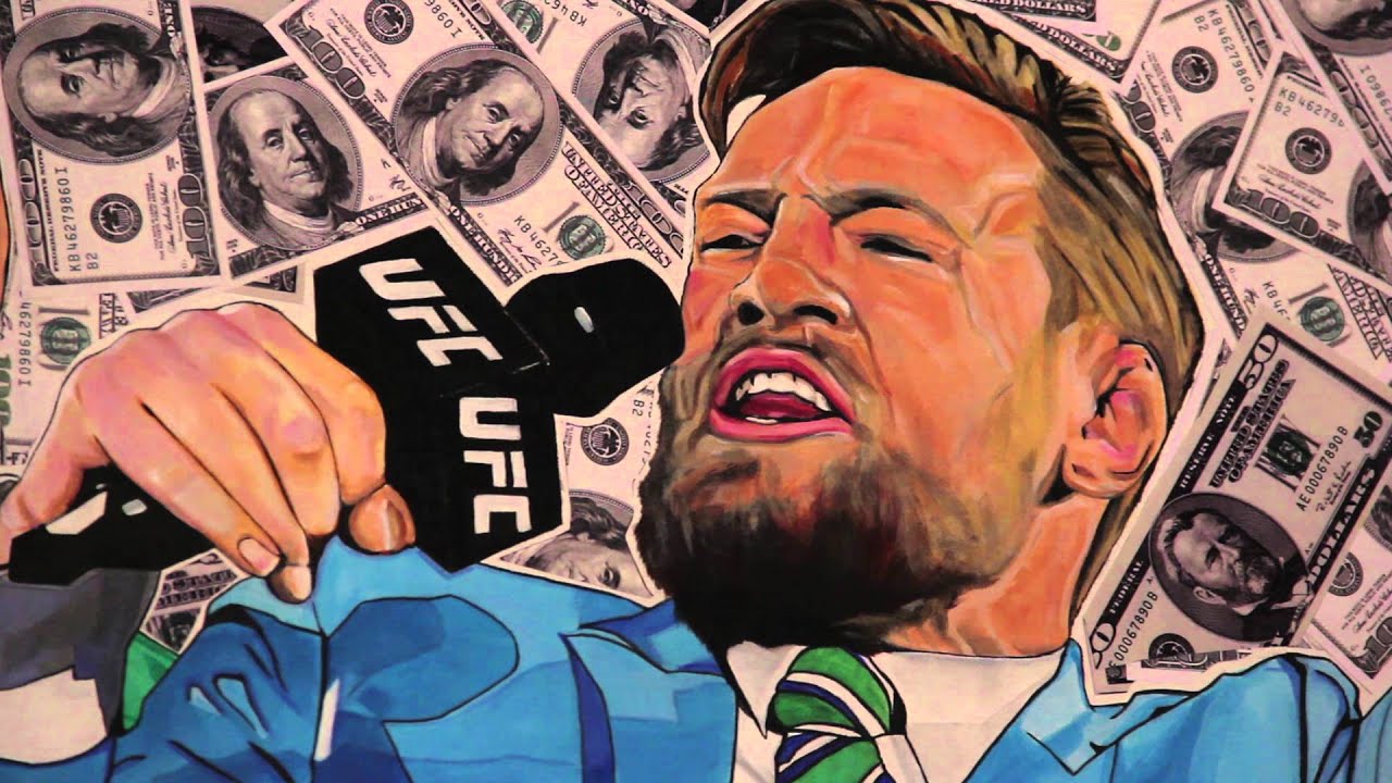 UFC Conor McGregor painting 'GimmieTheBelt' artist Shane Monahan - YouTube